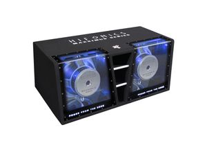 0806586220982 - HIFONICS Dual-Bandpass MXZ12DUAL High End Bandpass Gehäuse 2000 Watt RMS