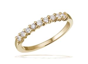 Image of Diamantring GOLDMAID Fingerringe Gr. 16,5, Gelbgold 585, goldfarben Damen Diamantringe