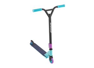 4260565526353 - Stunt Scooter Retro Purple - Trick Roller für Kinder & Jugendliche - Tretroller Blau Schwarz