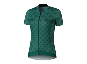 8717009454643 - Ws SAGAMI Short Sleeve Zip Jersey Green