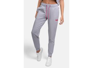 4255581525923 - LEINTHALL Leggings grau meliert in L