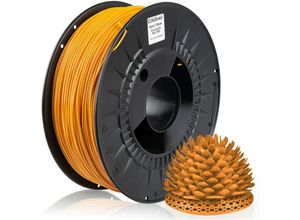 4058592510847 - ® 3D Drucker 175mm PLA Filament 1kg Spule Rolle Premium Signalgelb RAL1003 - Signalgelb - Midori