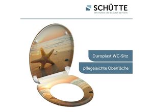 4008431823737 - - wc Sitz sea star Duroplast Toilettendeckel mit Absenkautomatik und Schnellverschluss Klobrille Toilettensitz - Motiv