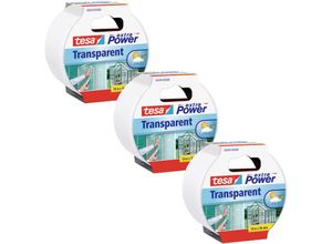 4063565204357 - Extra power 56349-00500-05 Reparaturband Transparent (l x b) 10 m x 50 mm 3 St - Tesa