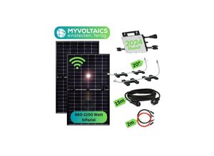 4262414420768 - MyCarport Balkonkraftwerk 860+ Watt – Premium transparent Variante