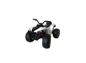 4260259870496 - Elektro Kinderquad S888 weiss Musikfunktion 2x 25W Motoren 12V 7Ah Akku