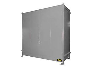 4052462065994 - Regalcontainer BAUER CEN 33-2 IBC Stahl Doppelflügeltor B 3510 x T 1500 x H 3485 mm grau