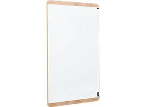 8427951064202 - Whiteboard Natural magnethaftend Hoch Quer Ablageschale Stahl auf Melaminholz B 750 x H 1150 mm