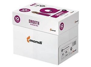 9003974011691 - Kopierpapier Schäfer Shop IQ Smooth DIN A4 80 g m² hochweiß 1 Karton = 5 x 500 Blatt