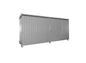 4052462060562 - Regalcontainer BAUER CEN 59-2 Stahl Schiebetor B 6245 x T 1550 x H 2980 mm grau