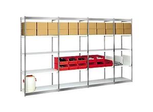 4044917422438 - Regalfeld Stora 100 HxBxT 225x100x50cm 6 Böden ohne Rückwand