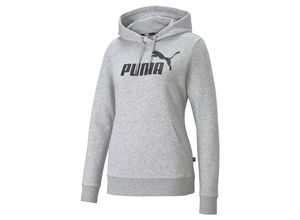 4063697208476 - PUMA ESS Logo Hoodie Damen in light gray heather