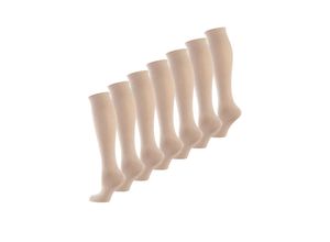 4255705247236 - NUR DIE Damen Kniestrümpfe Fit & Vital 7er Pack