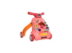 3800151908647 - Lauflernwagen Space Musik Licht zwei Bälle verschiedene Formen Zahnräder pink