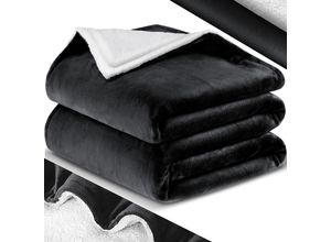 4255598324212 - KESSER® Kuscheldecke Flauschige Sherpa Extra Weich & Warm Wohndecke Flanell Fleecedecke Falten beständig Anti-verfärben als Couchdecke Sofadecke oder Bettüberwurf