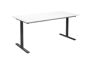 4061753263797 - Mehrzwecktisch DUO-T gerade Platte HxT 740 x 800 mm Breite 1600 mm weiß schwarz