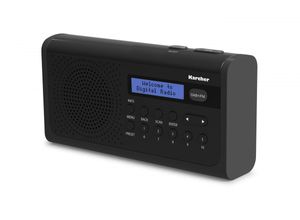 4000420866558 - Karcher DAB 2405 tragbares Radio mit DAB+ FM-Radio