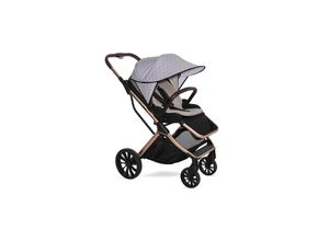 3800166105413 - Sonnenschutz für Kinderwagen Universal UV-Schutz Schutz vor Sonne Staub Wind grau hellgrau