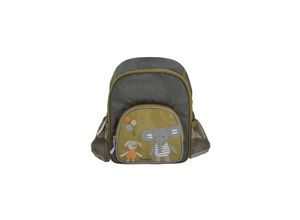 4066891034001 - Kinderrucksack EDDY & HAPPY (30x34x10) in dunkelgrün