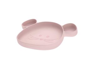 4042183403342 - Silikon-Teller LITTLE CHUMS – MOUSE mit Saugnapf in rosa