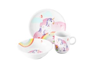 4052212064901 - Kindergeschirr-Set Compact Mein kleines Einhorn (3-teilig)