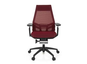 4251084661106 - Profi Bürostuhl GENIDIA SMART BLACK Netzstoff mit Armlehnen hjh OFFICE