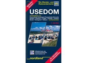 9783928397094 - Deutsche Ostseeküste   Usedom mit Ortsplänen von Peenemünde Karlshagen Trassenheide Zinnowitz Zempin Koserow Loddin Ückeritz Usedom Bansin Heringsdorf Ahlbeck und Swinemünde - Peter Kast Karte (im Sinne von Landkarte)