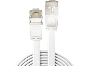 4002888475426 - LINDY 47542 RJ45 Netzwerkkabel Patchkabel CAT 6a U FTP 200 m Weiß mit Rastnasenschutz 1 St