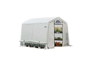 0677599706554 - ShelterLogic Foliengewächshaus In-A-Box 240 x 240 cm hellgrau 576 m²