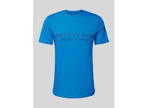 8057970520856 - T-Shirt mit Label-Print Modell milano nyc