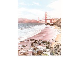 4055065176661 - Wandbild »Golden Gate« (1 St) Deutsches Premium-Poster Fotopapier mit seidenmatter Oberfläche und hoher Lichtbeständigkeit Für fotorealistische Drucke mit gestochen scharfen Details und hervorragender Farbbrillanz