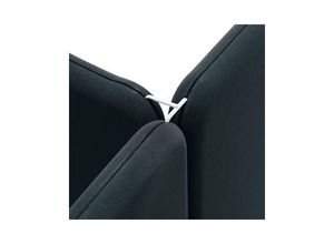 7332835660320 - Verbindungselement für Akustik-Trennwandsystem Softline HxB 50 x 4 mm 3-Wege grau kaiserkraft