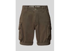 4059146512867 - Regular Fit Cargoshorts mit Label-Stitching Modell CREW SHORT