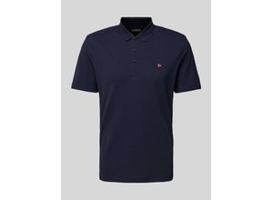 0196011761563 - Slim Fit Poloshirt mit Logo-Stitching Modell EALIS