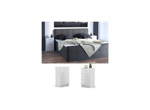 4251421920439 - VICCO Nachttisch für Boxspringbett Nachtschrank Nachtkommode Kommode Schrank