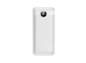 6970453555928 - Powerbank L20S - 20W 20 000mAh lcd Quick Charge pd Micro-USB usb-c und zwei usb-a Weiß (VP2039PD   W2039PD ) - Veger