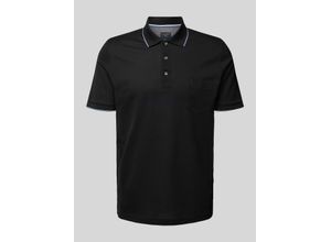 4066425717417 - Slim Fit Poloshirt aus reiner Baumwolle mit Logo-Stitching