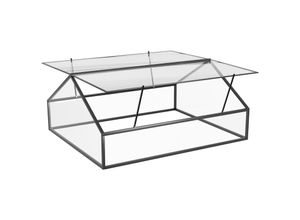 Image of Outsunny Gewächshaus mit einstellbarem Dach transparent 117L x 97B x 52H cm