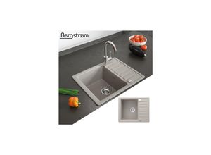 4260423423701 - Granit Spüle Küchenspüle Einbauspüle Spülbecken+Drehexcenter+Siphon Beige