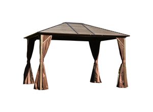 4251774932271 - Gartenpavillon Pavillon 300L x 365B x 262H cm Gartenzelt Festzelt Partyzelt mit 4 x Doppel-Seitentei