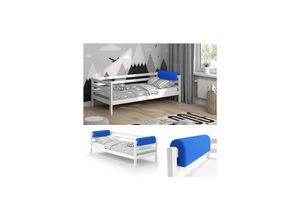 4251421951891 - Vitalispa Bettkantenschutz Bettumrandung Kinderbett Kantenschutz blau Babybett