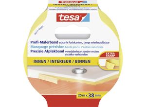 4042448150097 - Malerband Professional - Malerkrepp aus dünnem Washi-Papier zum besonders präzisen Abkleben bei Malerarbeiten - für innen und außen - 25 m x 38mm