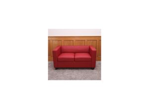 4052826135561 - 2er Sofa Lille ~ Leder rot