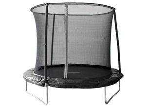 4894417009710 - Sportspower - Stahl Trampolin inkl Sicherheitsnetz Schwarz 244x244x205 cm