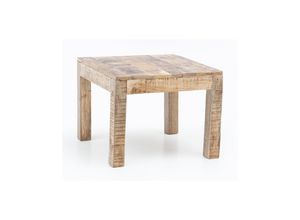 4251745763521 - Rustikaler Couchtisch Recyceltes Mango-Holz Shabby-Chic-Design robust Klarlack-Beschichtung große Tischplatte