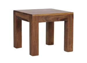 4251745762999 - Massivholz-Tisch NAKO Handgefertigt 45x40x45 cm Sheeshamholz 50kg Belastbarkeit