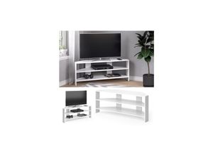 4251421951723 - Lowboard Eck TV Board Schrank Pit Fernsehtisch Eckschrank Fernsehschrank