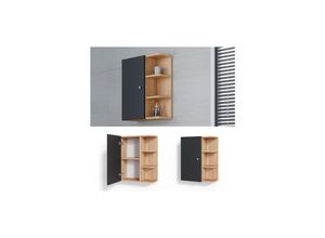 4251421949652 - Hängeschrank Fynn Badschrank Badezimmerschrank mit Ablagen Badregal