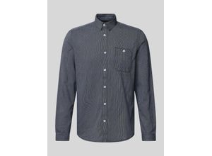 4065869059107 - TOM TAILOR Herren Hemd mit Struktur blau Gr XL