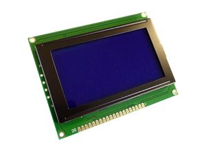 4021087056243 - Display Elektronik LCD-Display Weiß Blau 128 x 64 Pixel (B x H x T) 93 x 70 x 10 mm DEM128064ASBH-PW-N